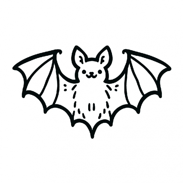 Fledermaus Ausmalbild zum gratis herunterladen - Geschenkissimo