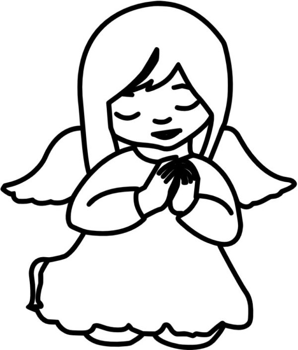 Engel Ausmalbilder für Kinder - Gratis zum Download - Geschenkissimo